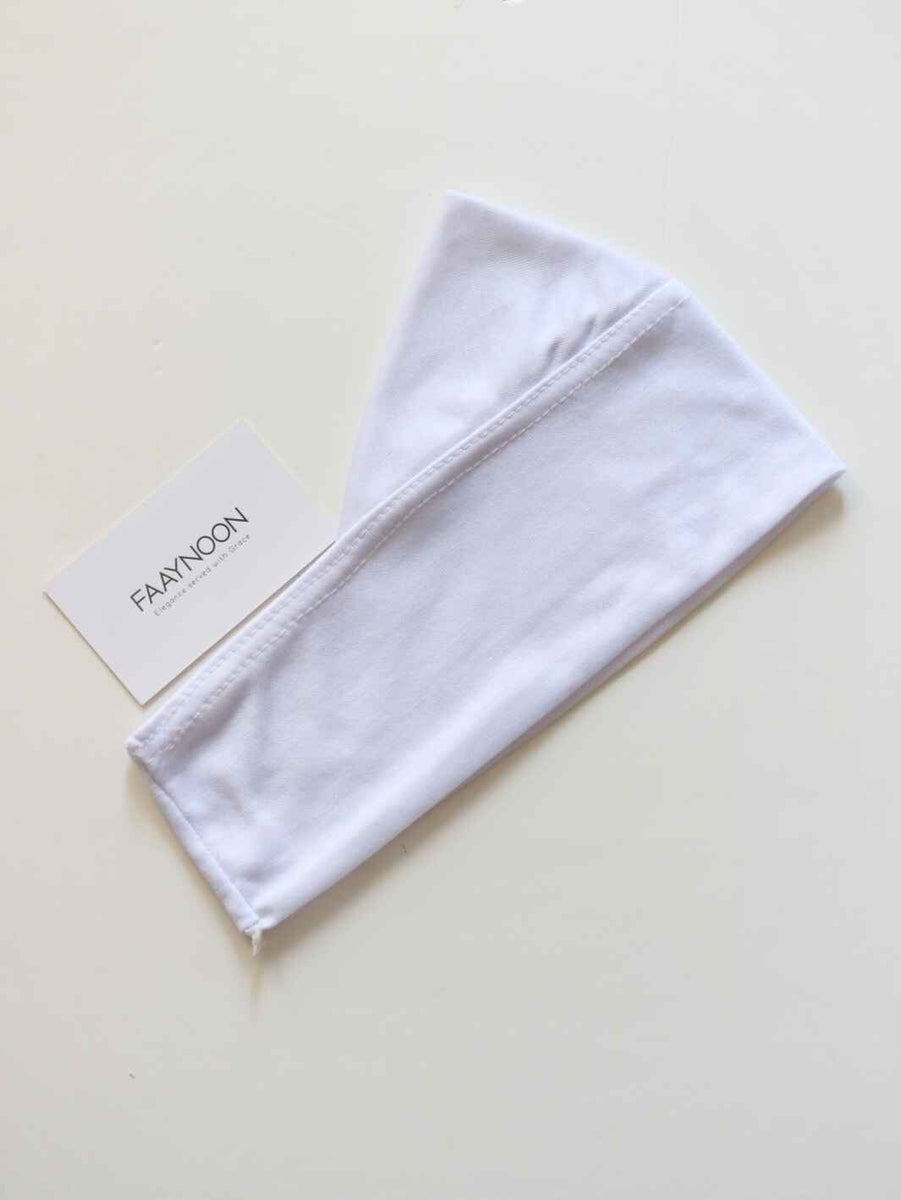 Hijab Band - White – Faaynoon