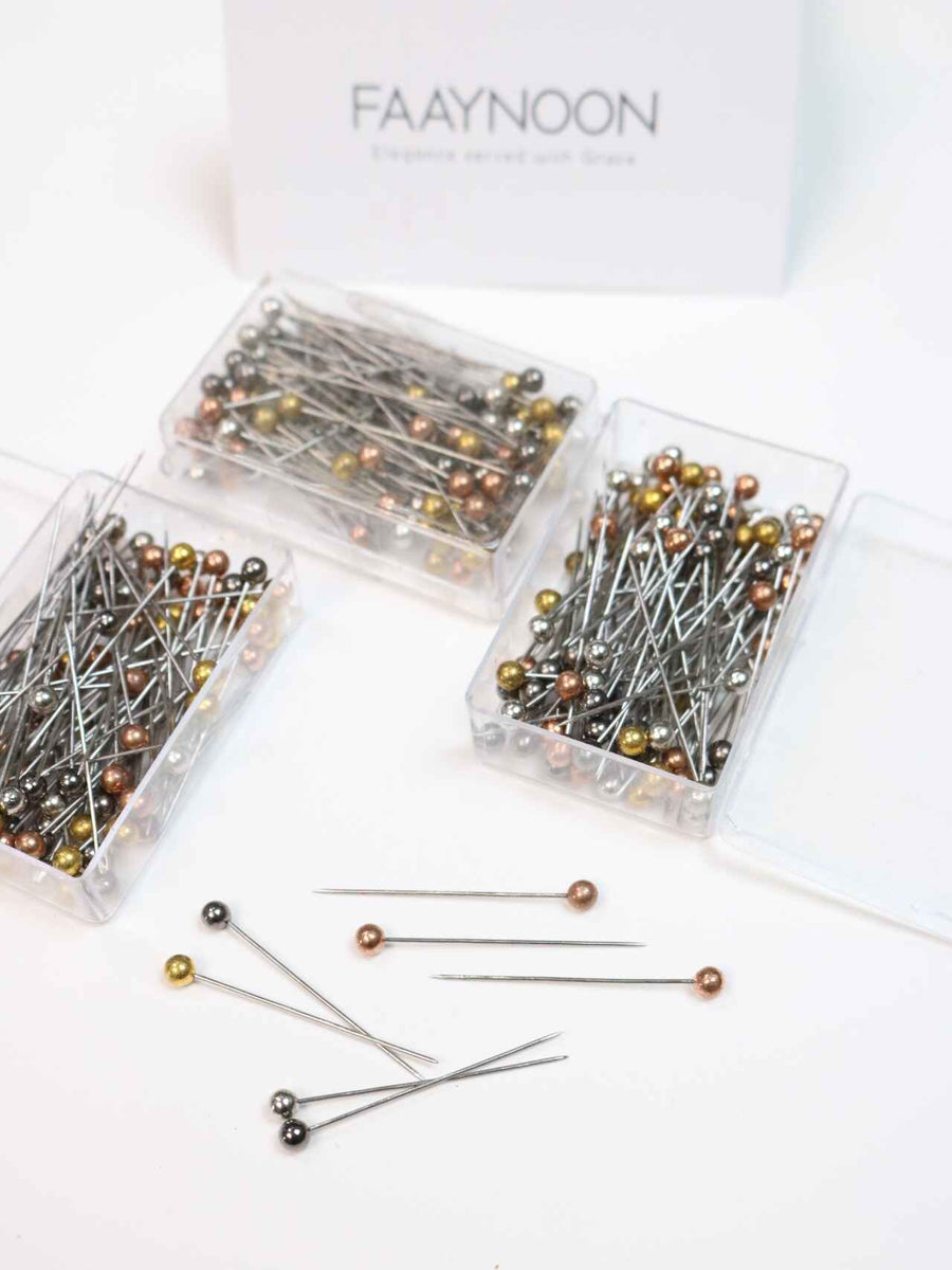 Pins Box - Mix Fancy colors – Faaynoon