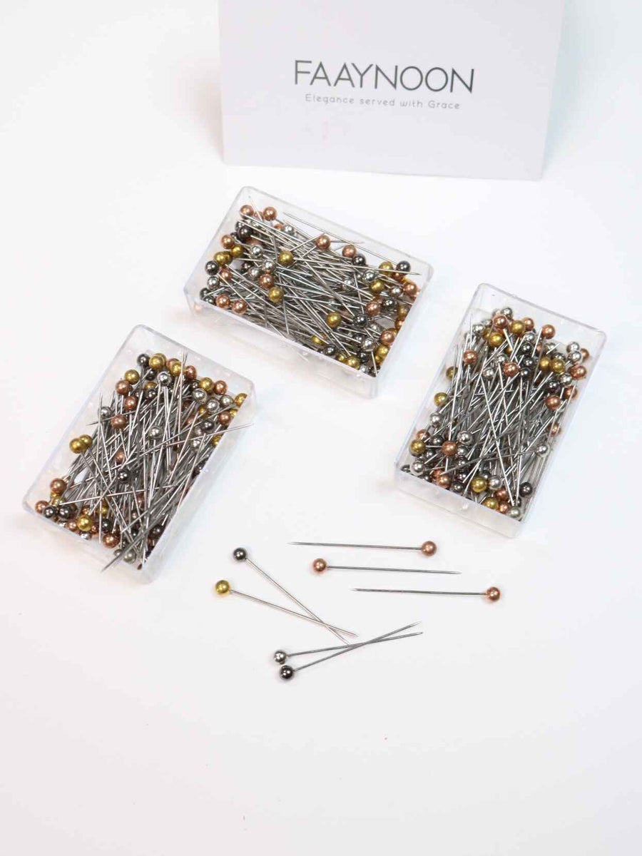 Pins Box - Mix Fancy colors – Faaynoon