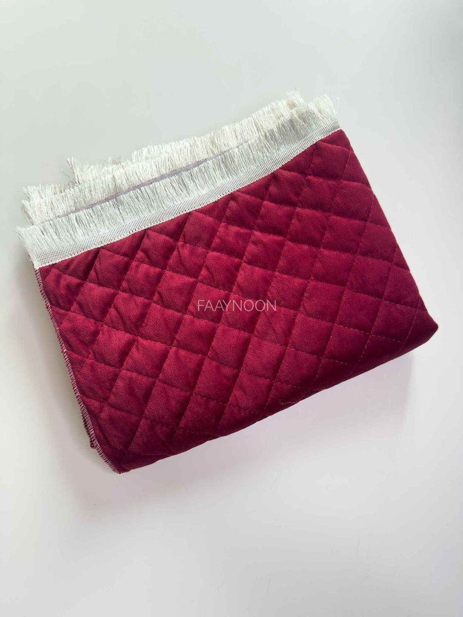 Padded Prayer Matt - Maroon – Faaynoon