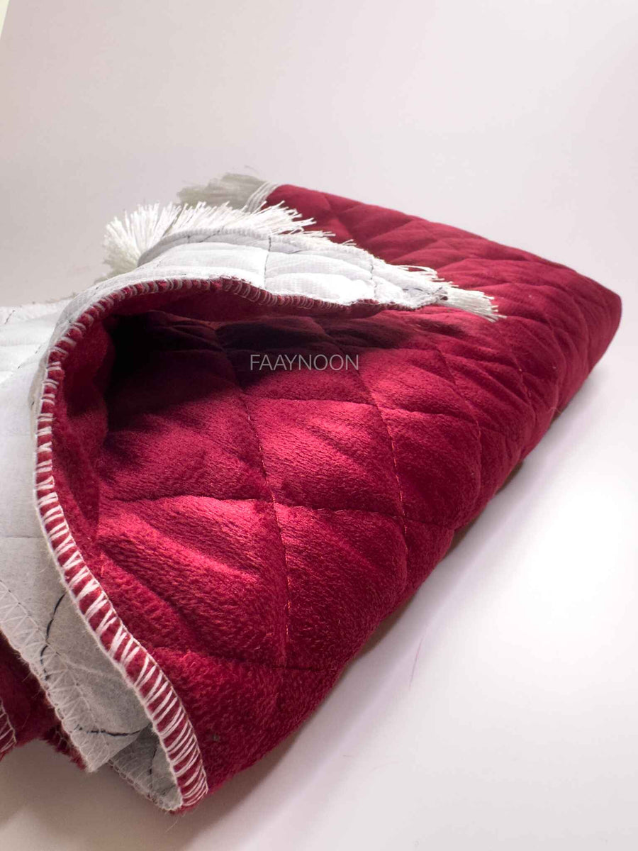 Padded Prayer Matt - Maroon – Faaynoon