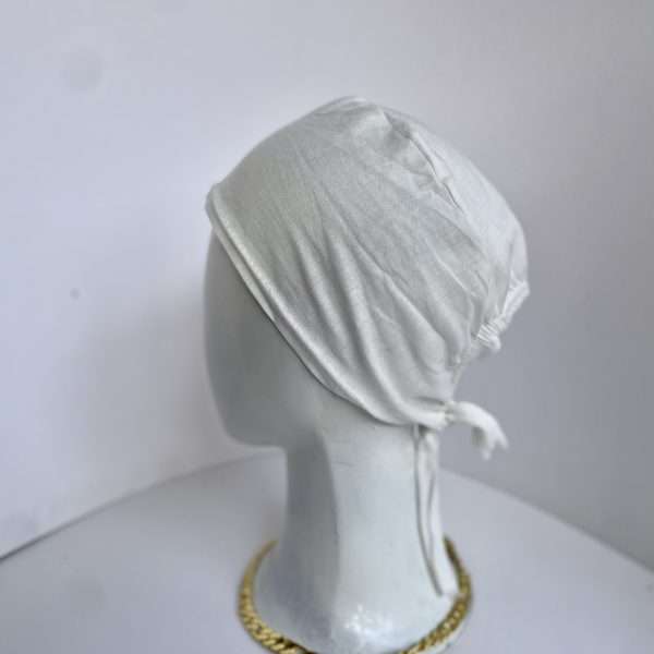 White Hijab Cap – Faaynoon