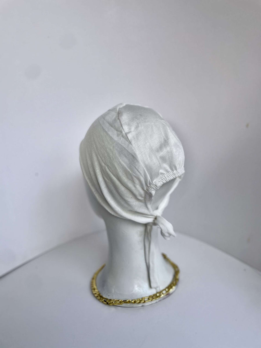 White Hijab Cap – Faaynoon
