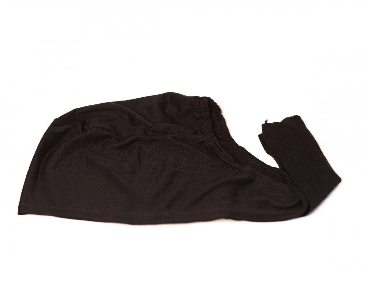 Full Coverage Black Cap – Faaynoon