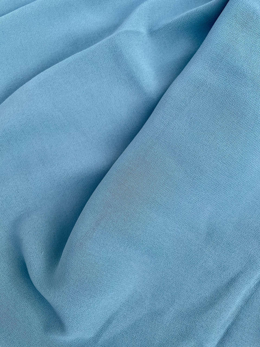 Luxury Chiffon Georgette-Aqua – Faaynoon