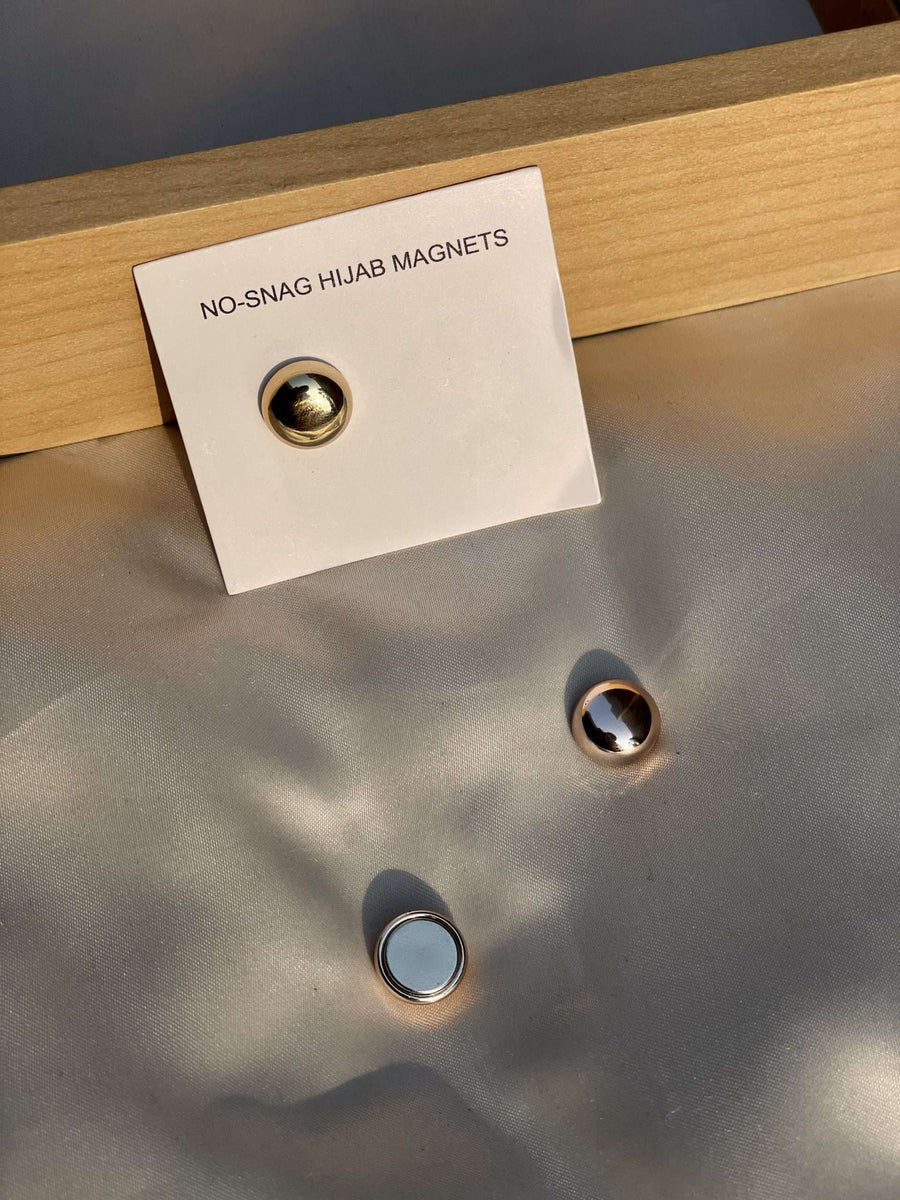 Pair of Metallic Round Magnets - Golden and Rose Gold – Faaynoon